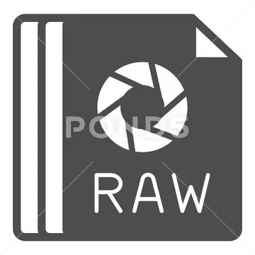 Papaer sheet, raw file solid icon, documents concept, unprocessed ...