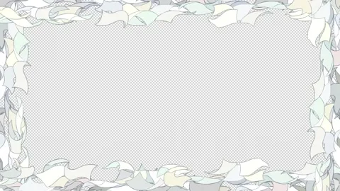 Paper animated Frame | Stock Video | Pond5