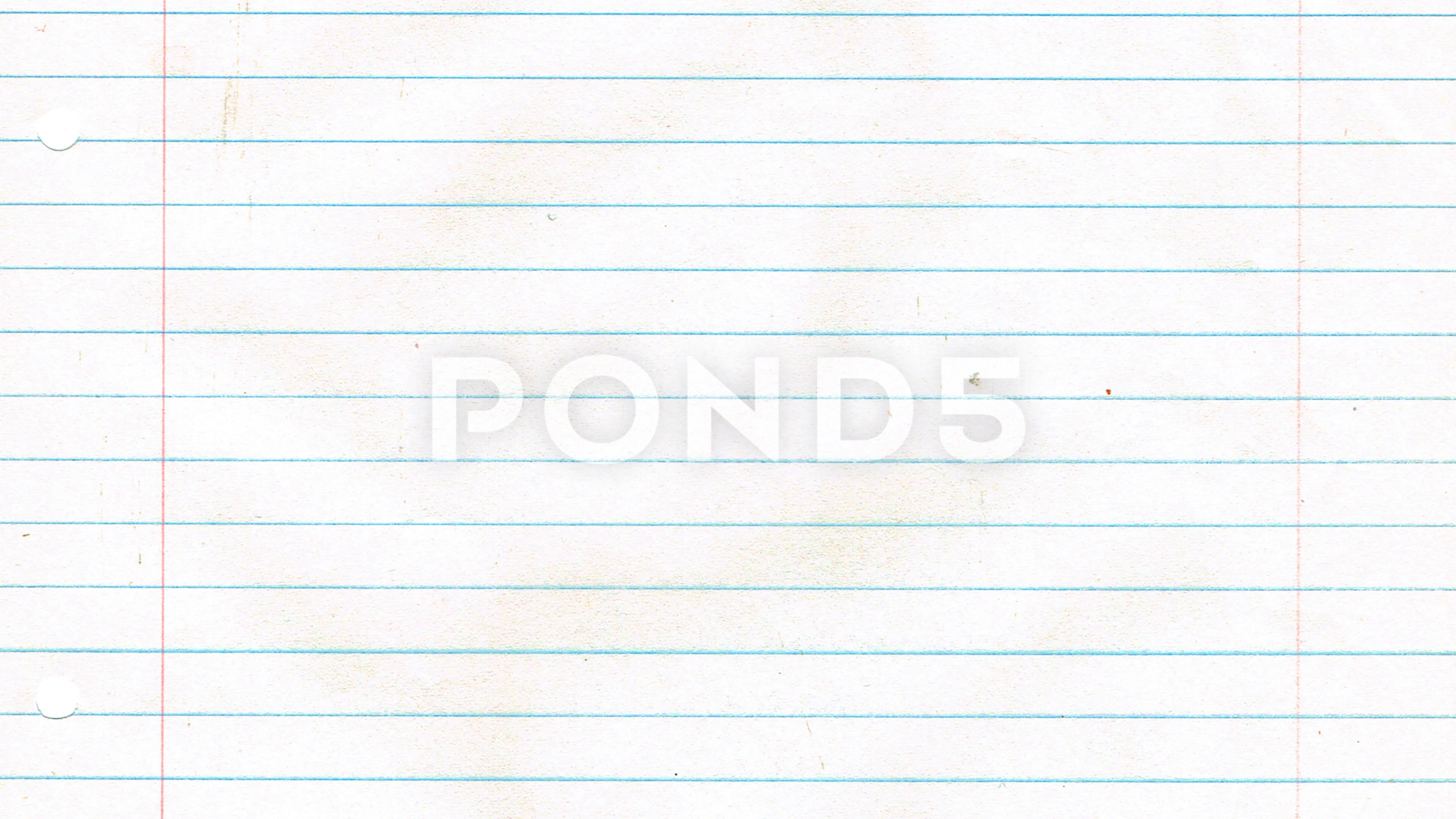 Animated Lined Paper