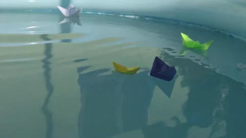 Paper bars built using the technique of ... | Stock Video | Pond5