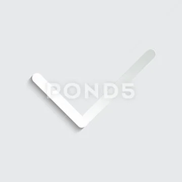 Paper Checkmark icon. Check list button icon.Vector icon, symbol for ...