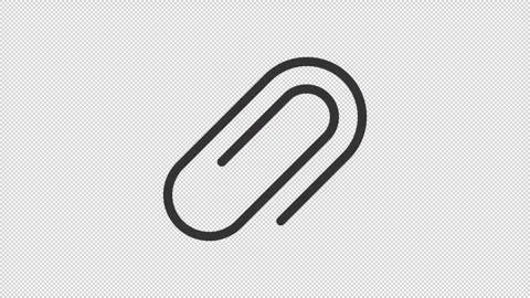 Animated Paper Clip Stock Footage ~ Royalty Free Stock Videos | Pond5