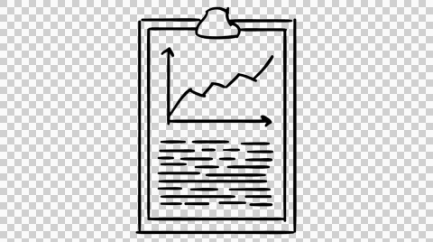 paper clip with upward graph line drawin... | Stock Video | Pond5