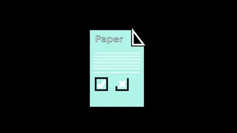 Paper Text Box Stock Videos – Royalty-Free HD & 4K Videos