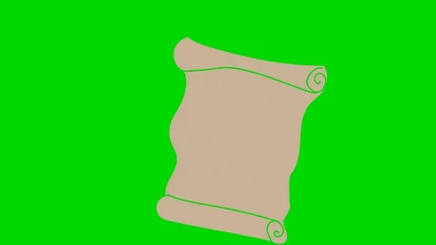 paper hand drawn green screen. floating ... | Stock Video | Pond5