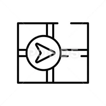 Paper map guide with pins location icon: Graphic #121236289