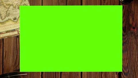 Paper Map Scroll unrolling on both sides... | Stock Video | Pond5