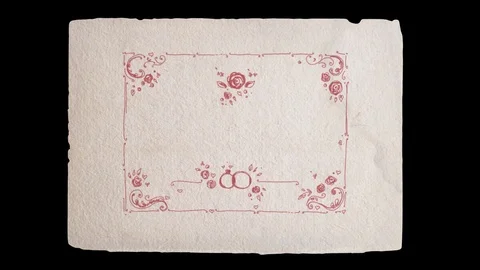 Paper Stickers With Hand-made Design On ... | Stock Video | Pond5