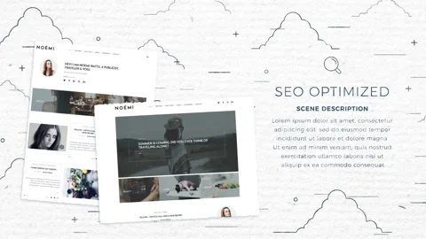 Paper Website Promo ~ After Effects Template #267701343