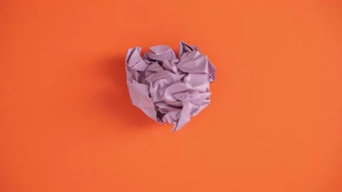 Wrinkled Paper Animation Stock Videos – Royalty-Free HD & 4K Videos