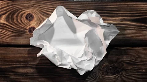Wrinkled Paper Animation Stock Videos – Royalty-Free HD & 4K Videos