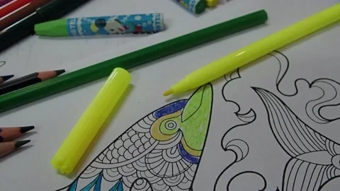 Colouring Marker Stock Footage ~ Royalty Free Stock Videos | Pond5