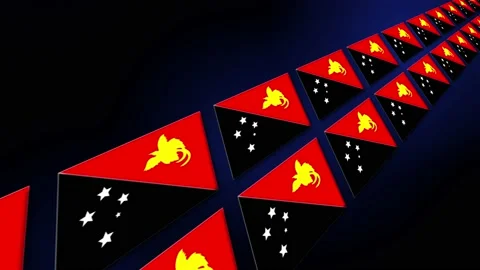 Papua New Guinea Flag Animated Backgroun... | Stock Video | Pond5