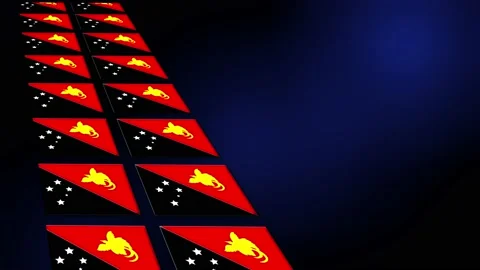 Papua New Guinea Flag Animated Backgroun... | Stock Video | Pond5