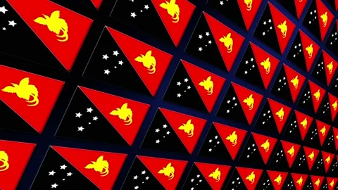 Papua New Guinea Flag Animated Backgroun... | Stock Video | Pond5