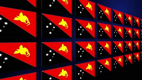 Papua New Guinea Flag Animated Backgroun... | Stock Video | Pond5