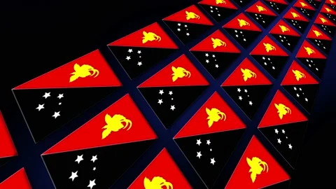 Papua New Guinea Flag Animated Backgroun... | Stock Video | Pond5