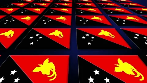 Papua New Guinea Flag Animated Backgroun... | Stock Video | Pond5