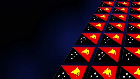 Papua New Guinea Flag Animated Backgroun... | Stock Video | Pond5