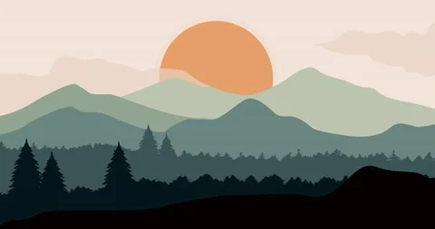 parallax animation video background of g... | Stock Video | Pond5