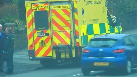 Paramedic getting in Merseyside North We... | Stock Video | Pond5