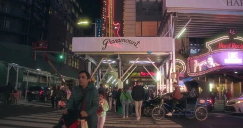 Paramount Pictures Studios in Time Squar... | Stock Video | Pond5