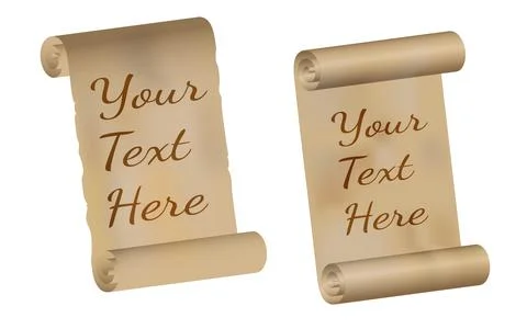 Old Parchment Scroll Illustrations ~ Vectors | Page 9