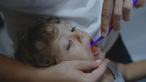 Brushing Teeth Night Stock Video Footage | Royalty Free Brushing Teeth ...