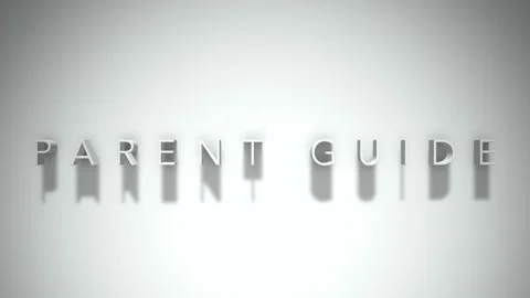 parent guide 3D title animation white te... | Stock Video | Pond5