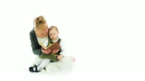 Child Reading White Background Stock Videos – Royalty-Free HD & 4K Videos