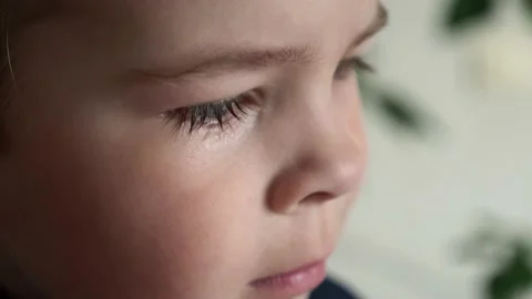 Parent's Hand Wipes Away Tears Comforts ... | Stock Video | Pond5