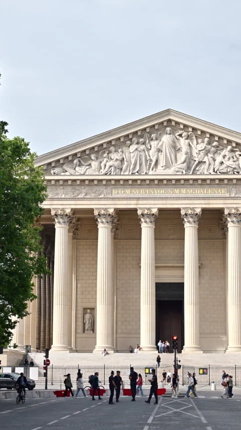 Paris, France - June 18, 2024: Front vie... | Stock Video | Pond5