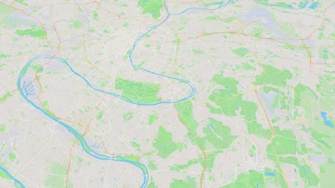 Paris map background loop. Spinning arou... | Stock Video | Pond5