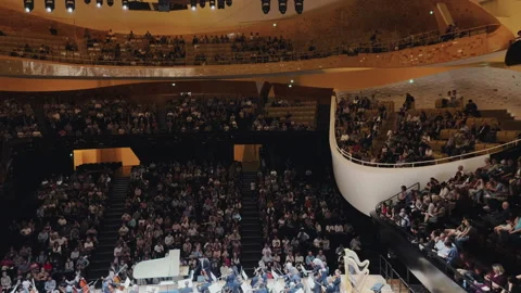 Paris Philharmonic is a complex of conce... | Stock Video | Pond5