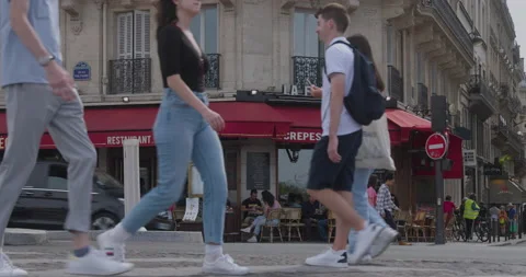 Paris Streetlife - Summer in the City - ... | Stock Video | Pond5