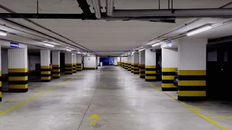 Car Parking Garage Stock Video Footage | Royalty Free Car Parking ...