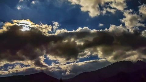 Part 2 of 2 Dramatic Time Lapse sequence... | Stock Video | Pond5