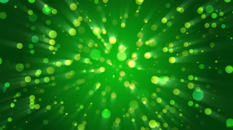 particle, form, green background, loop | Stock Video | Pond5
