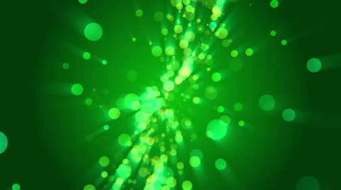particle, form, green background, loop | Stock Video | Pond5