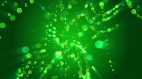 particle, form, green background, loop | Stock Video | Pond5