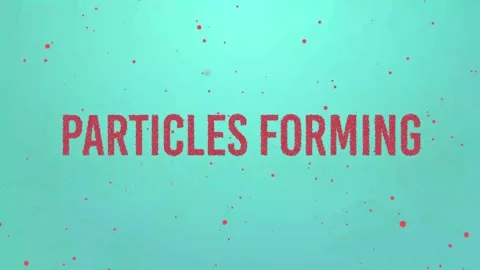 Particle Forming Text Title Intro ~ After Effects #266427146