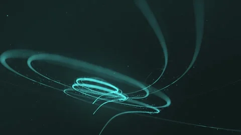 Particle light trail. Light Streak on is... | Stock Video | Pond5