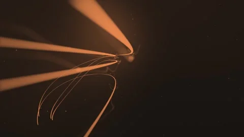 Particle light trail. Light Streak on is... | Stock Video | Pond5