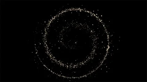 particle magic tail circle sparkling gli... | Stock Video | Pond5