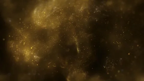 Particle motion graphics and golden abst... | Stock Video | Pond5