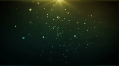 Particle Rays Green Yellow | Stock Video | Pond5