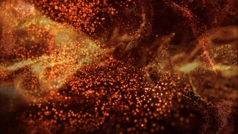 Particle Red and Orange Swirl Background... | Stock Video | Pond5