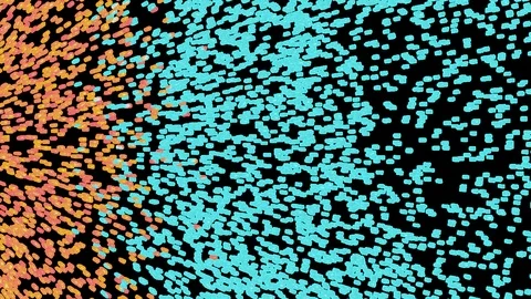 Particle seamless background. Blue parti... | Stock Video | Pond5