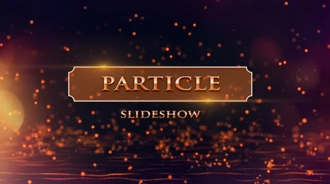 Particle Slideshow ~ After Effects Project #60035945 | Pond5
