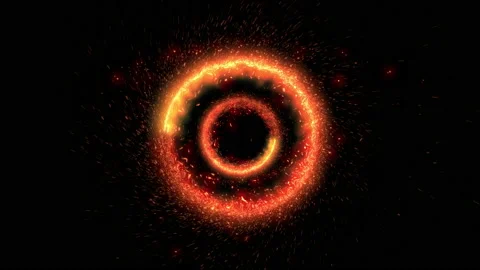 particle spark circle spiral motion effe... | Stock Video | Pond5